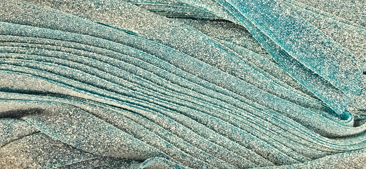 Sour Blue Raspberry Straps – JoJo's Sweet Treats