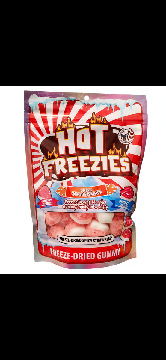 Freeze Dried Spicy Strawberries (Hot Freezies) – JoJo's Sweet Treats